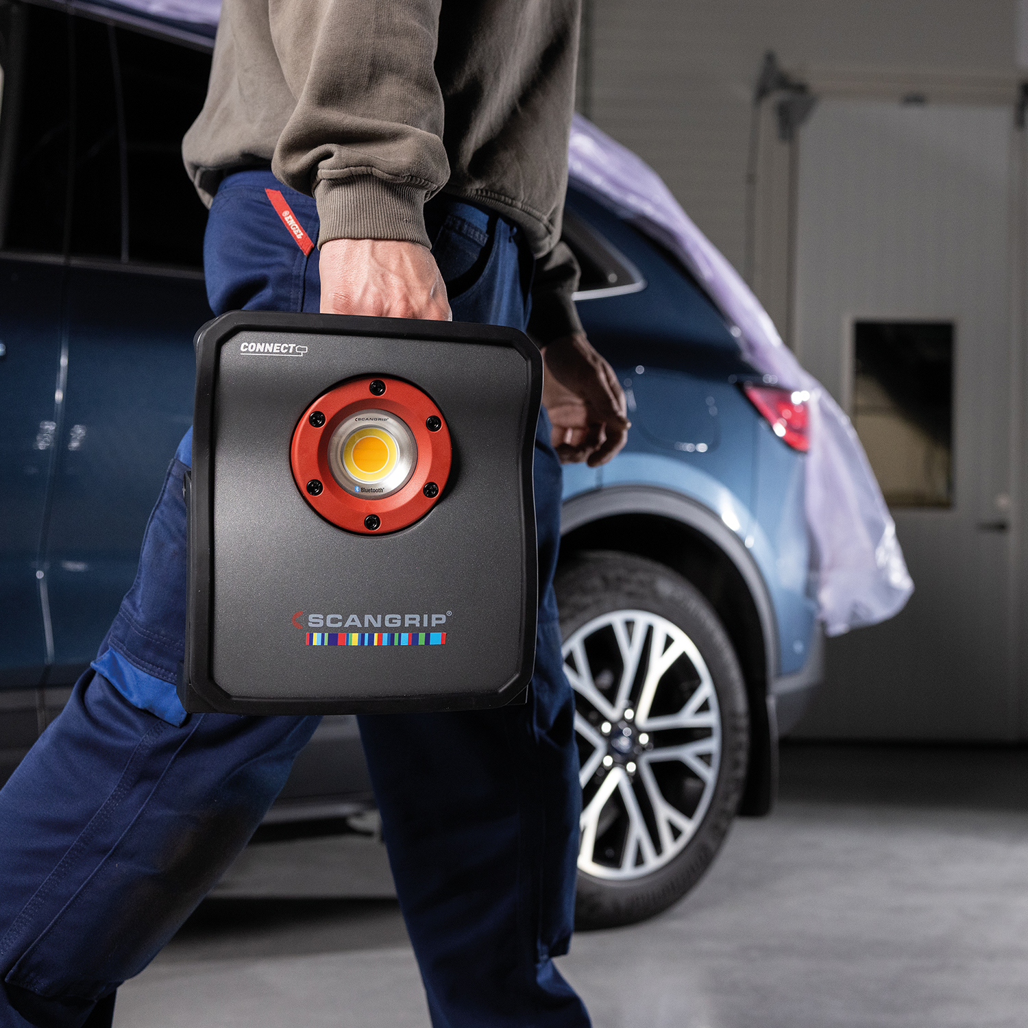 CRI+ led work light with Bluetooth and CCT scan function